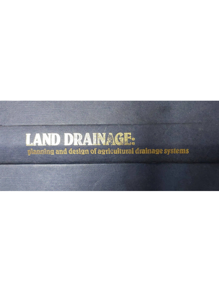 Land Drainage- Planning and Design of Agricultural Drainage Systems_opt ...