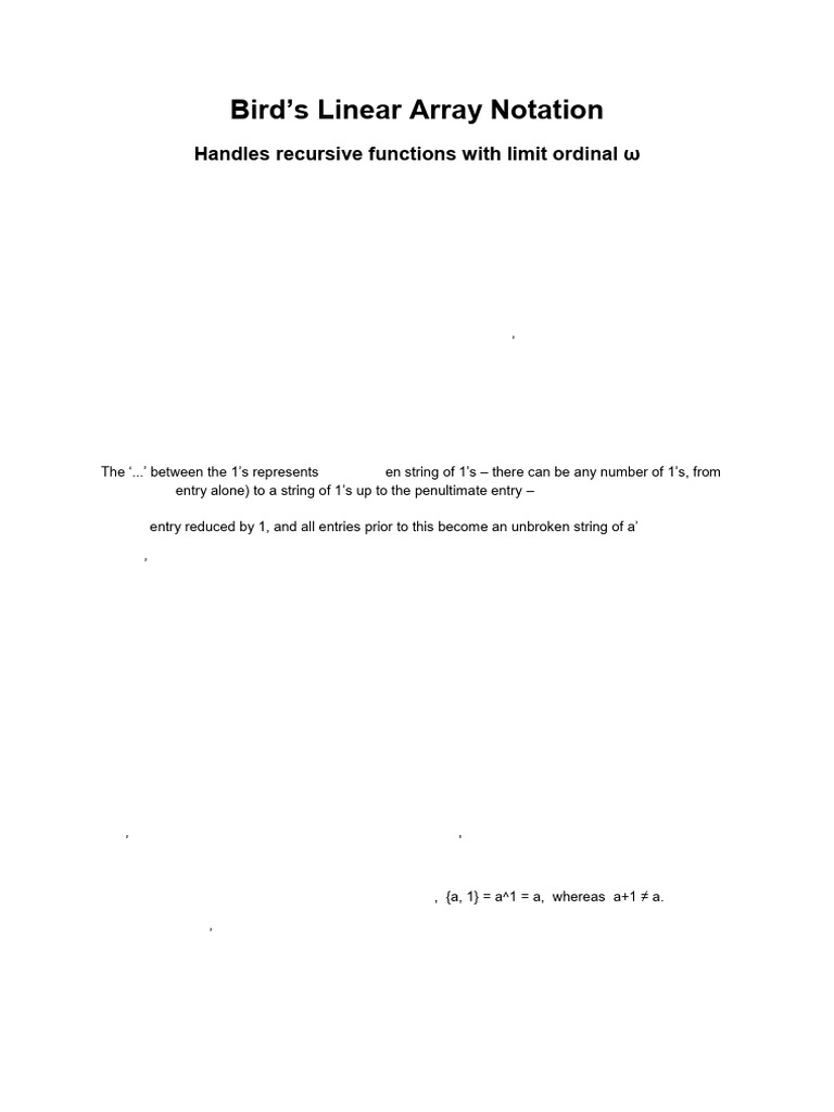 Linear Array Notation | PDF | Matrix (Mathematics) | Exponentiation