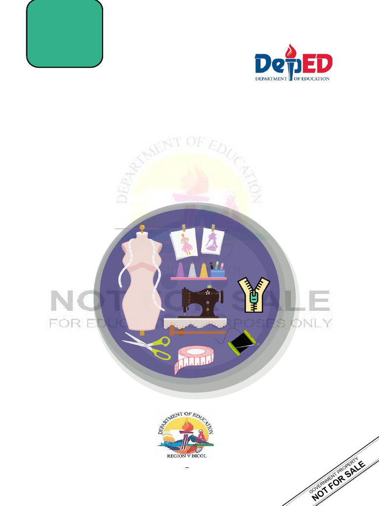 Tle Dressmaking 9 q1 Module 2 Assemble Garment Parts For Sleeping ...