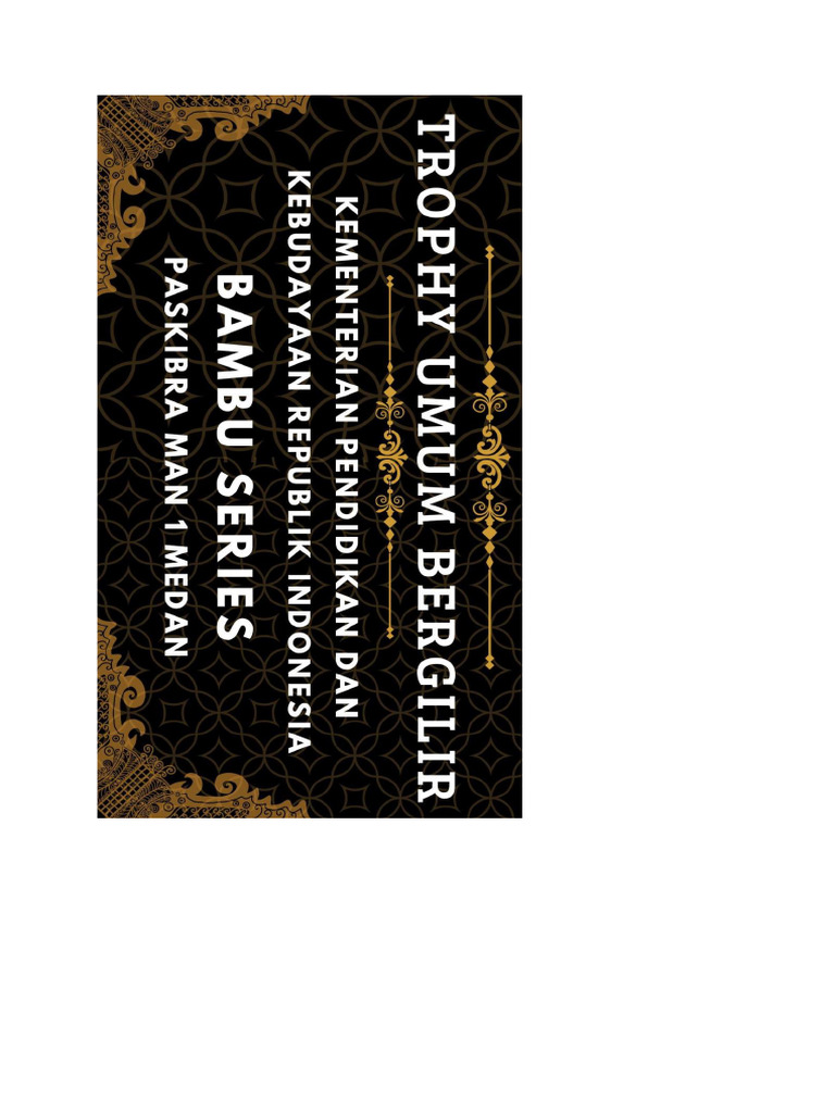 label piala bambu | PDF