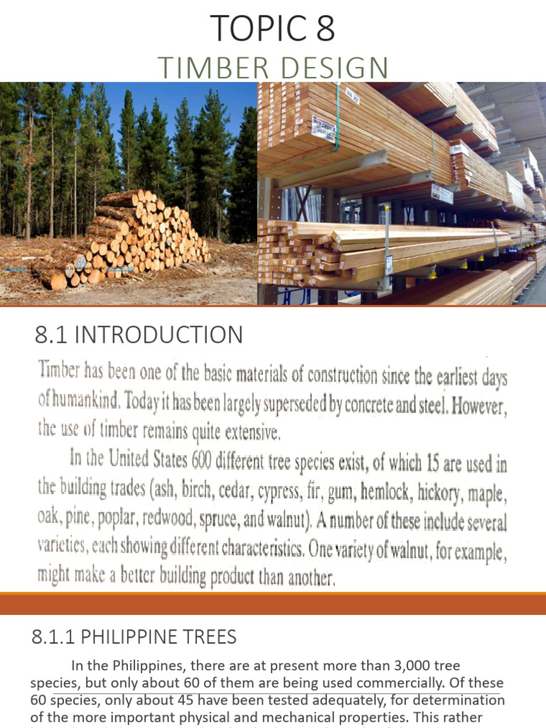 Topic 8pdf - Timber Design (Latest) | PDF | Strength Of Materials ...