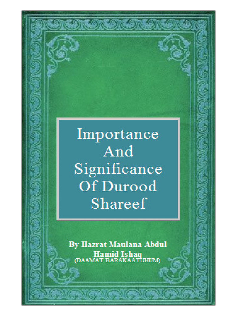 Durood | PDF | God In Islam | Prophets And Messengers In Islam