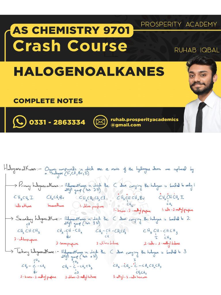 Halogenoalkanes) | PDF
