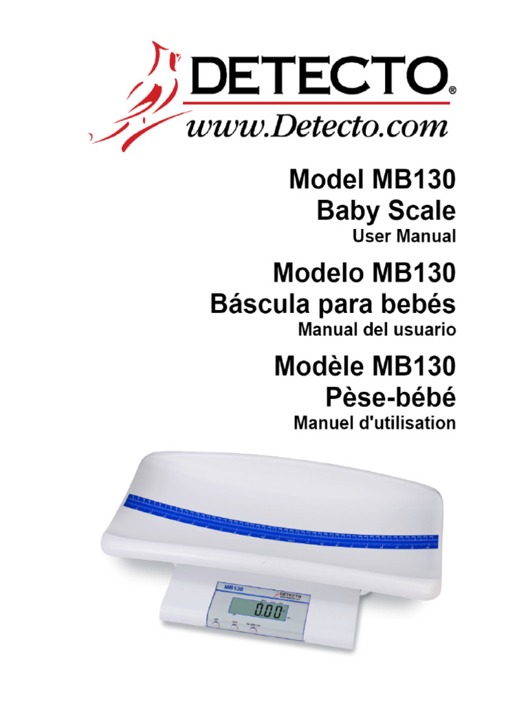 Detecto MB130 Manual de Usuario - Manualzz | PDF