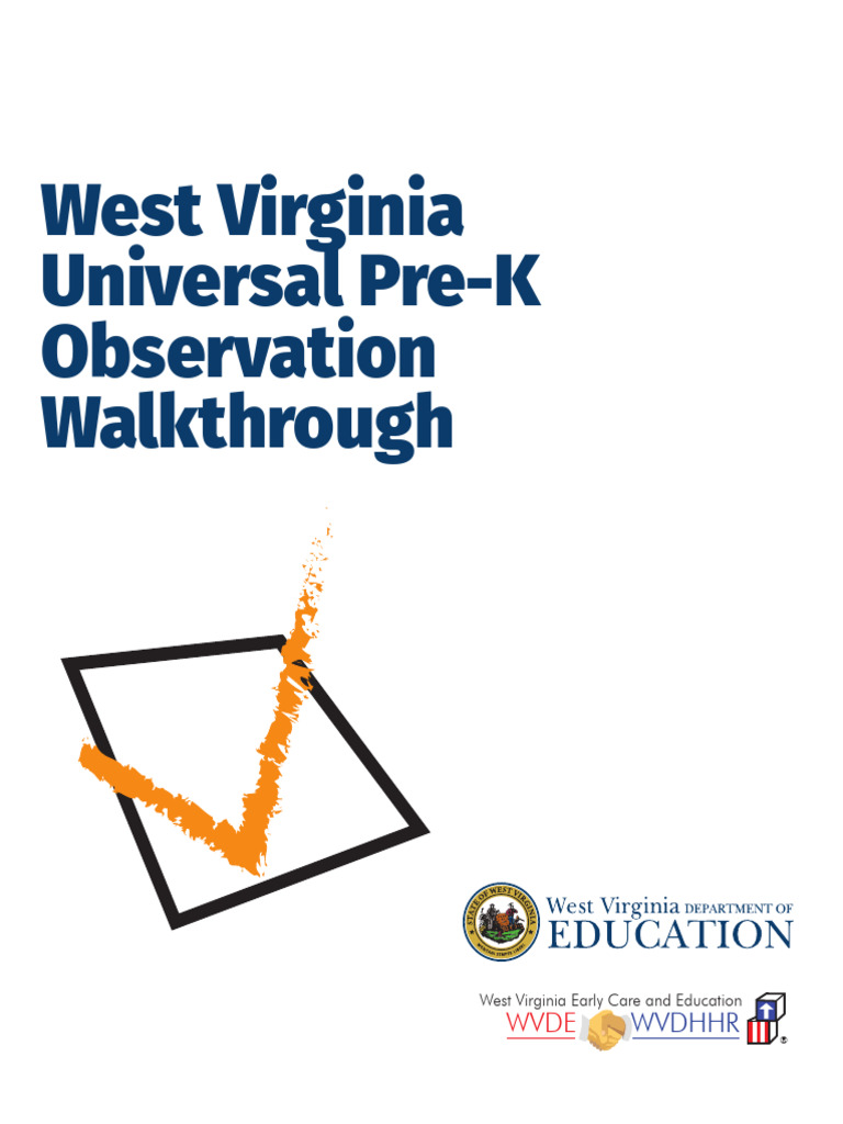 WV-Pre-K-Observation-Walkthrough-2019 | PDF | Teachers | Classroom