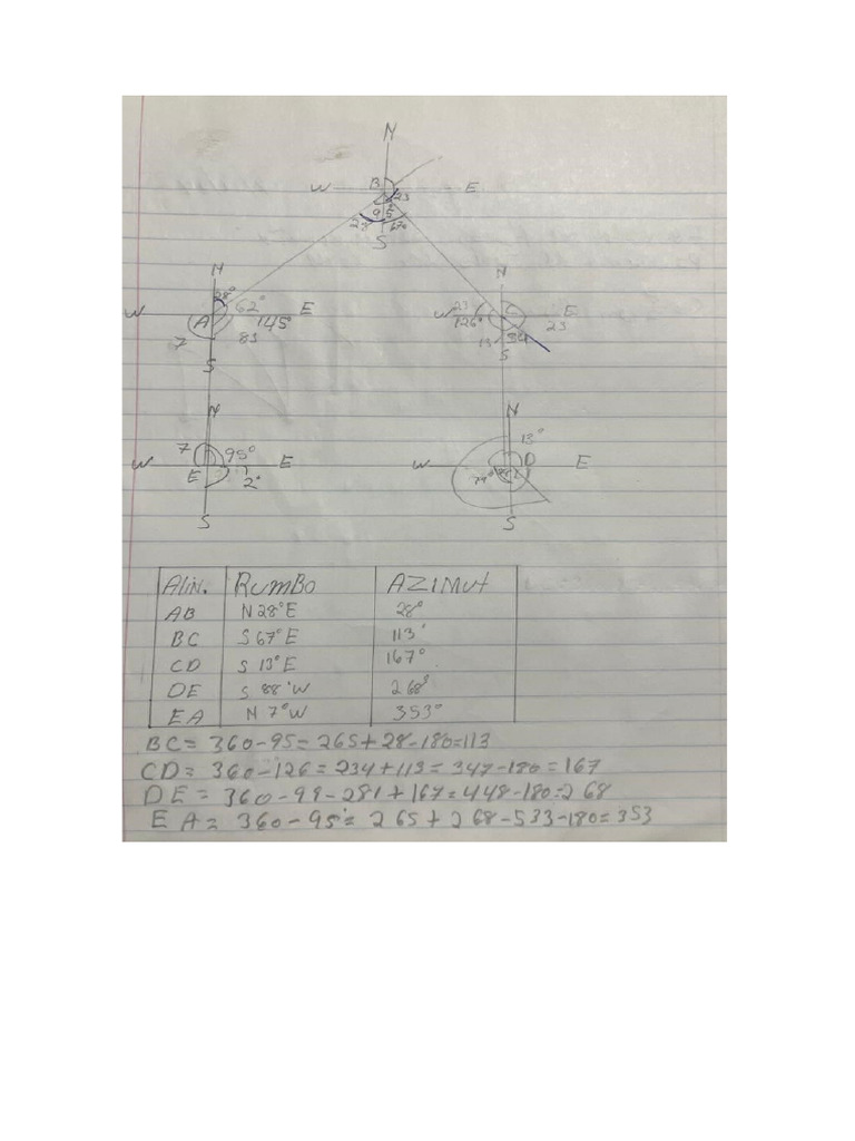 azimut topografia | PDF