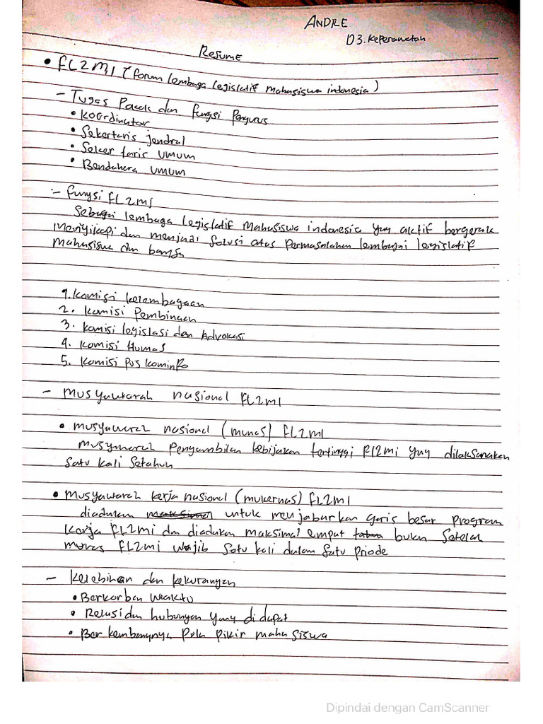 Resume PKKMB 3 Andre | PDF