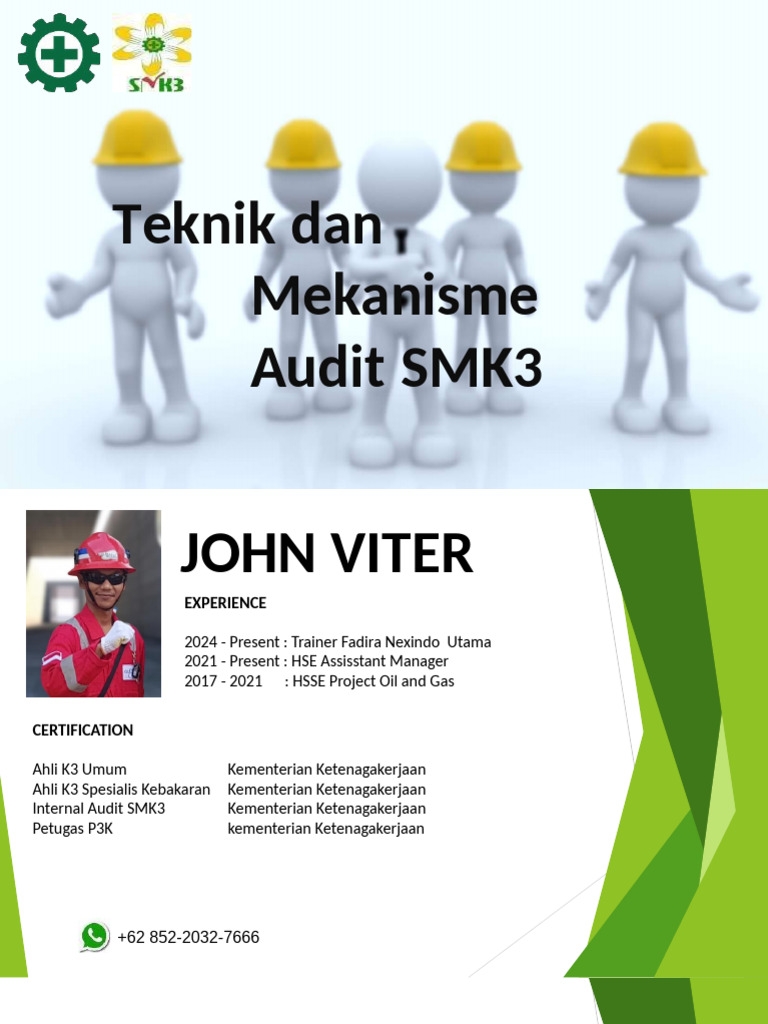 Teknik Dan Mekanisme Audit SMK3 | PDF