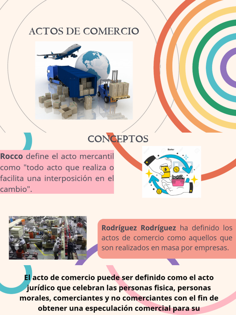 Actos de Comercio y Clasificación | PDF | Póliza de seguros | Business