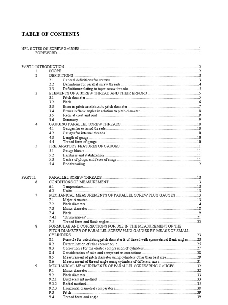 Screw Gauge Booklet | PDF | Screw | Metalworking