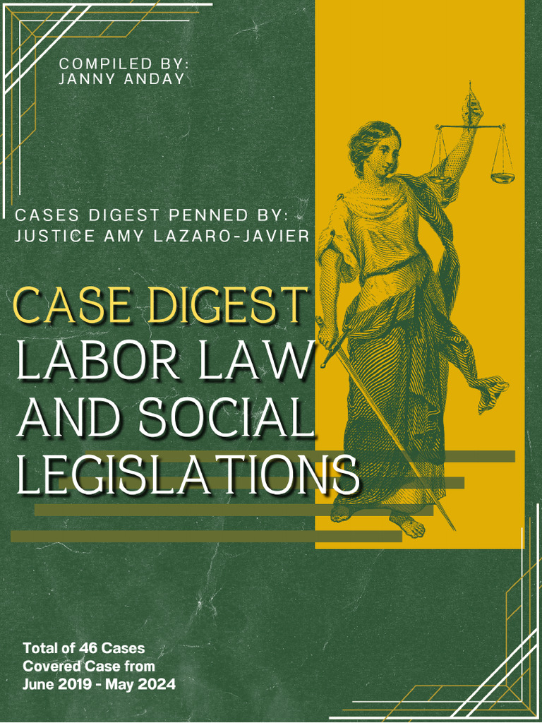 Labor Law & Social Legislation | PDF | Employment | United States Labor Law
