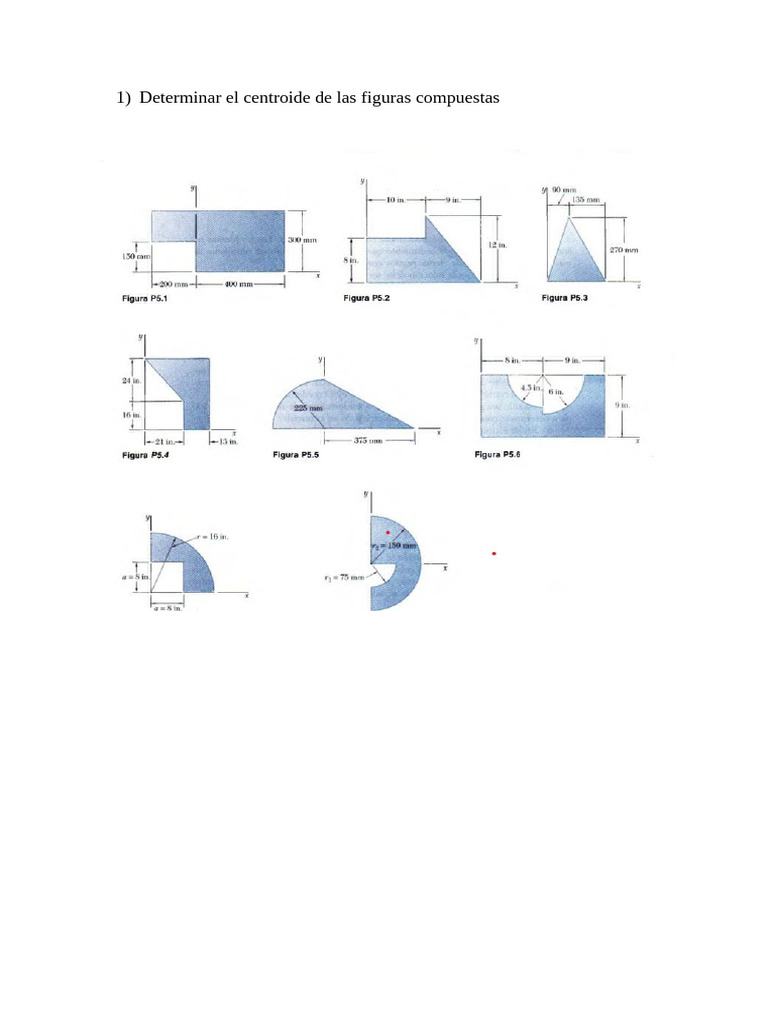 Tarea #1 Determinar El Centroide | PDF