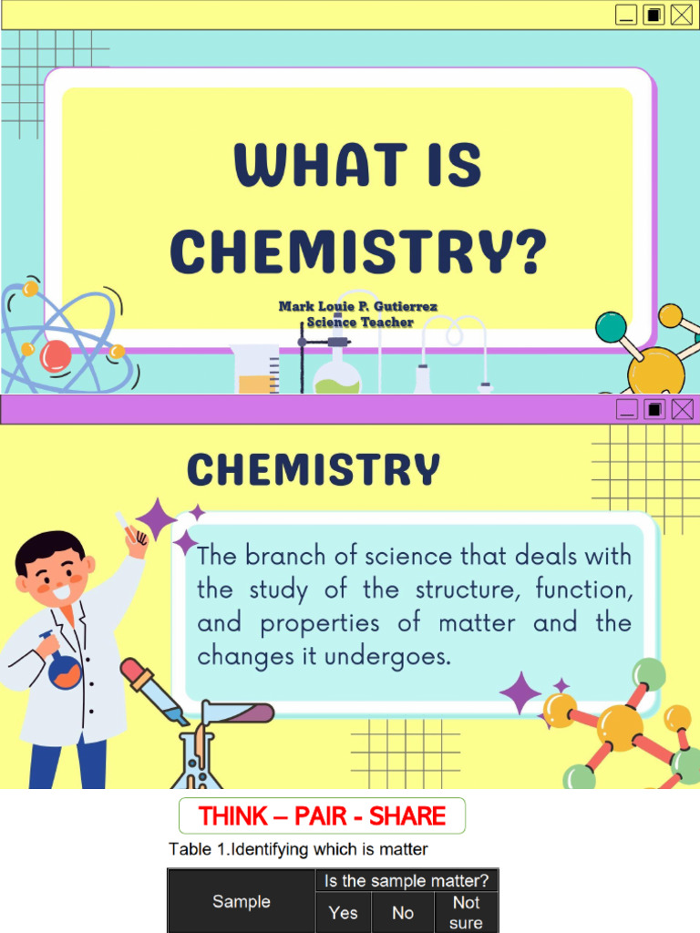 Week 1 2 Q3 Properties of Matter | PDF | Atoms | Matter