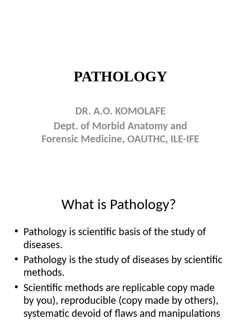 Understanding Pathology and Autopsy | PDF | Pathology | Autopsy