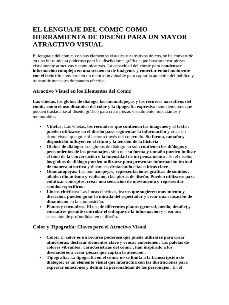 EL LENGUAJE DEL CÓMIC COMO HERRAMIENTA DE DISEÑO PARA UN MAYOR ...