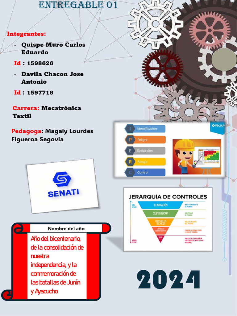 Entregable 01 Higene y Seguridad Quispe Muro y Jose Davila | PDF | Seguridad y salud ocupacional ...