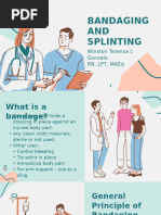 Bandaging and Splinting Technique | PDF | Musculoskeletal System ...