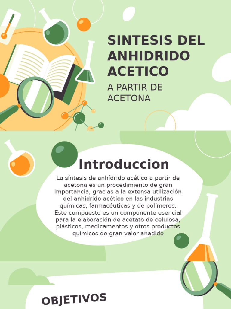 Síntesis de Anhídrido Acético desde Acetona | PDF | Ácido | Síntesis ...