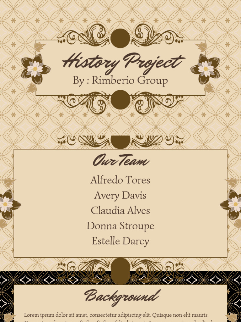 History Project: By: Rimberio Group | PDF
