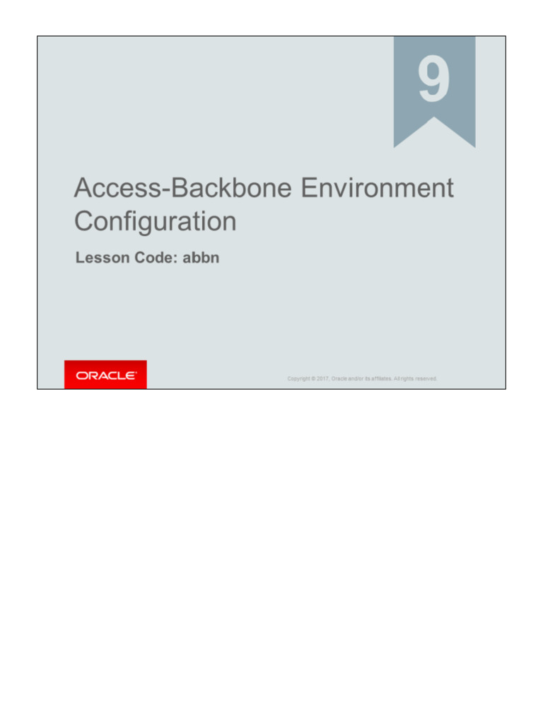 Oracle SBC Configuration and Administration Access-Backbone Config | PDF | Session Initiation ...