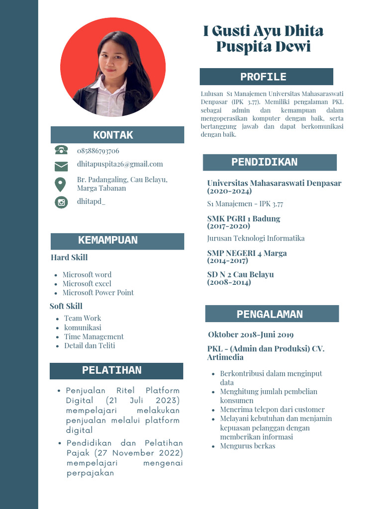 Jobstreetexpress Dhitapuspita Resume 20240327 | PDF