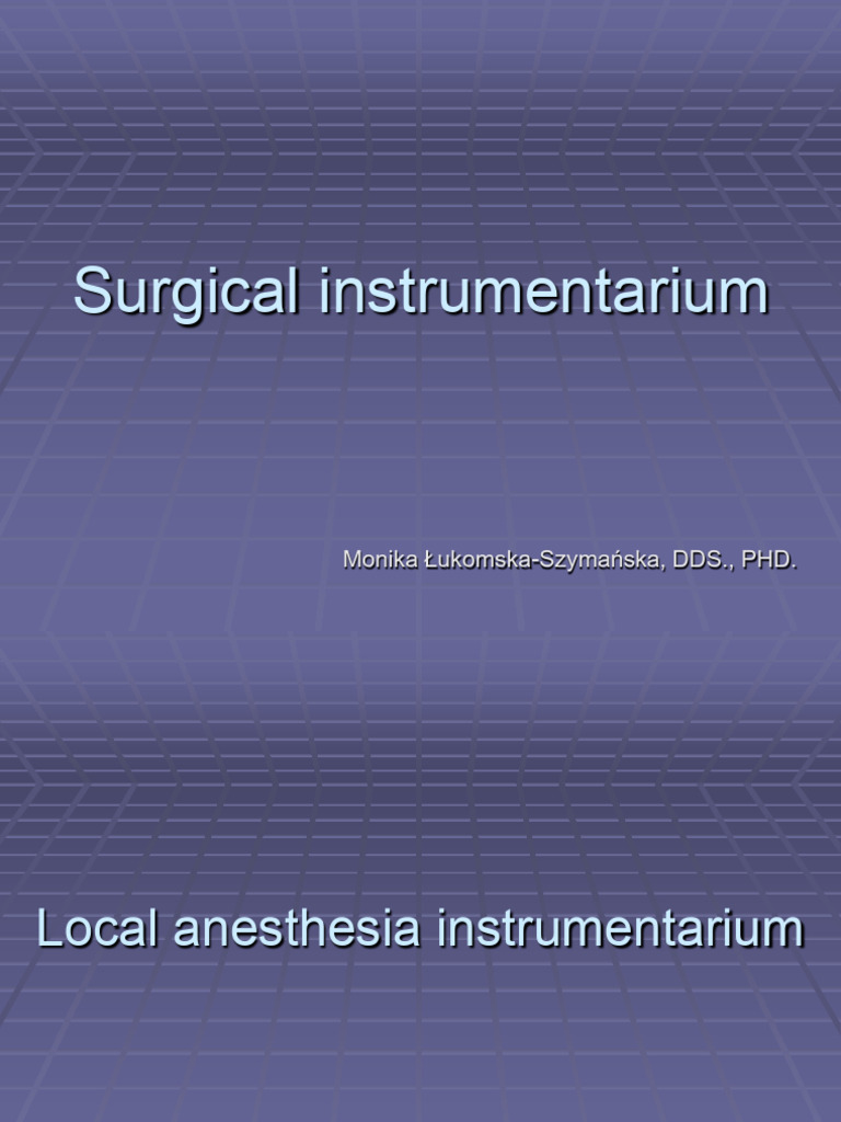 Comprehensive Guide to Dental Instruments | PDF | Surgical Suture | Syringe