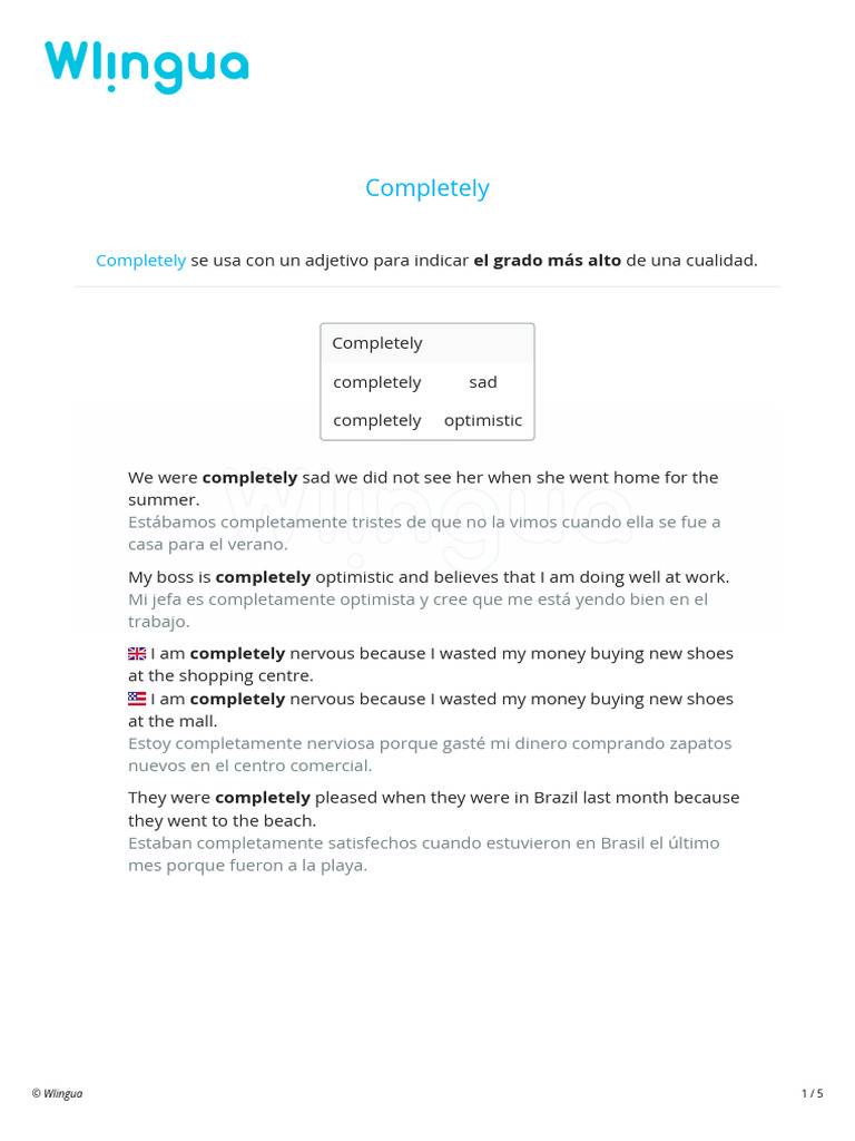 English Adjective Intensifiers Guide | PDF