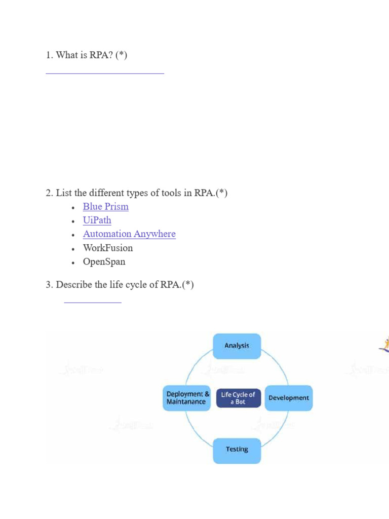 RPA UNIT 1 | PDF | Automation | Business Process Management