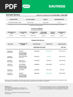 BPI Account Summary Statement Sample | PDF | Debits And Credits ...