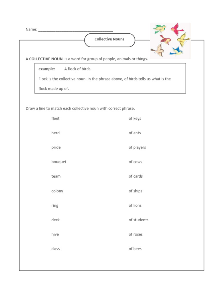 collective nouns | PDF