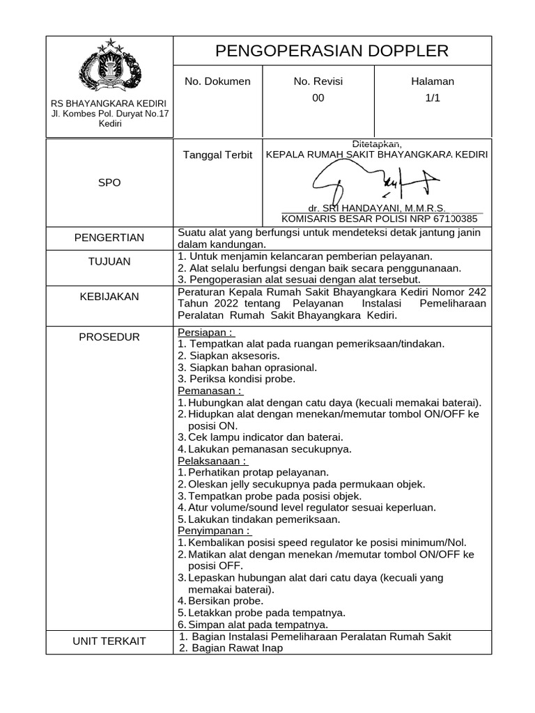 Pengoperasian Doppler | PDF