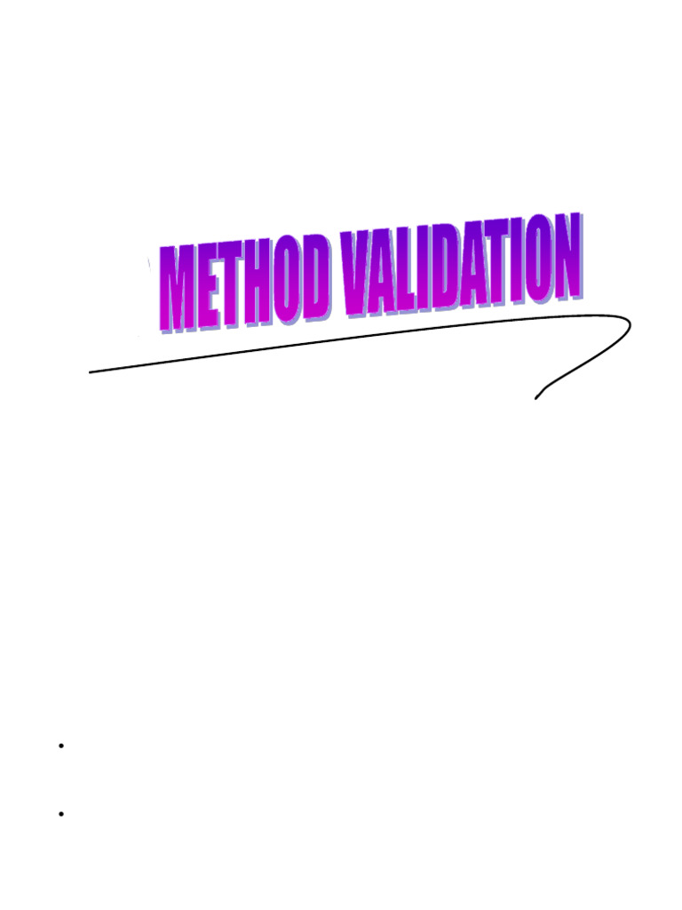 method validation | PDF | Detection Limit | Accuracy And Precision method validation | PDF | Detection Limit | Accuracy And Precision