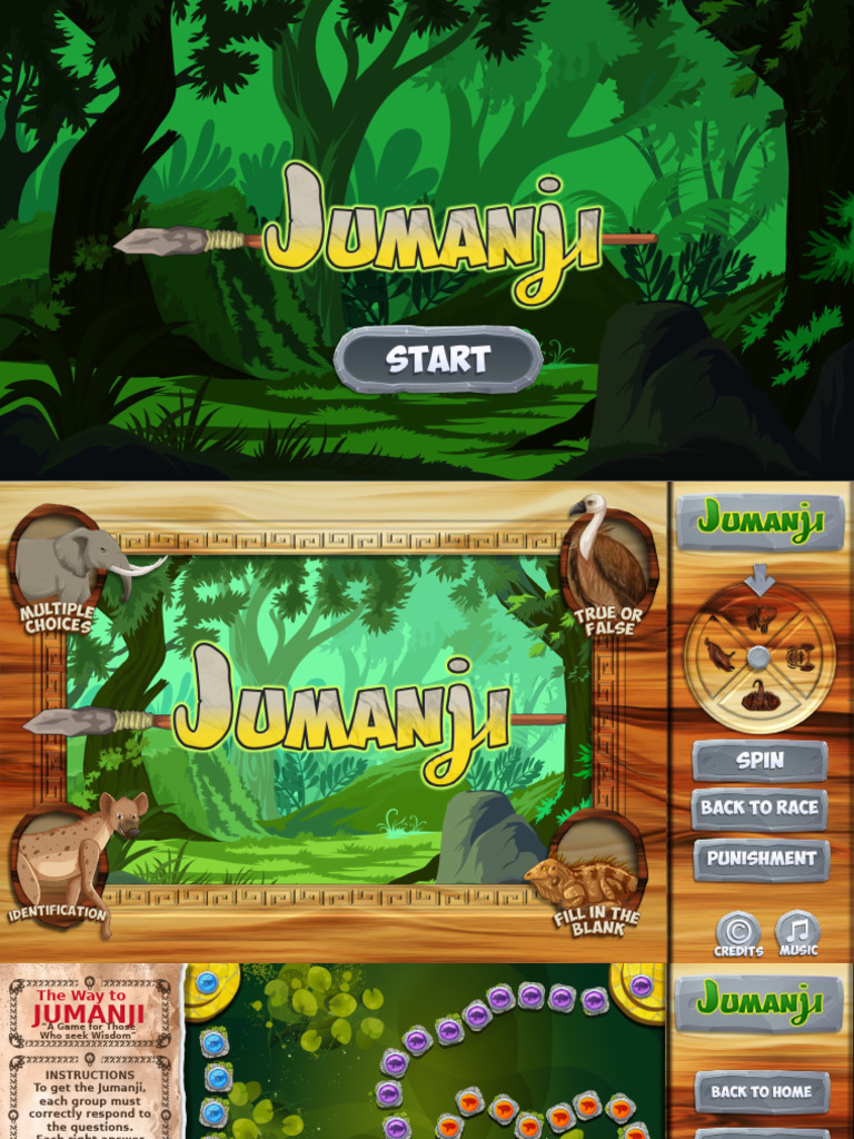 JUMANJI Interactive Quiz and Group Activity PowerPoint Template by Deped Educational Charts and ...