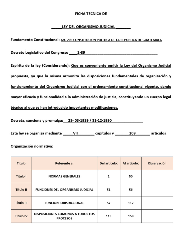 Ficha Tecnica LOJ | PDF