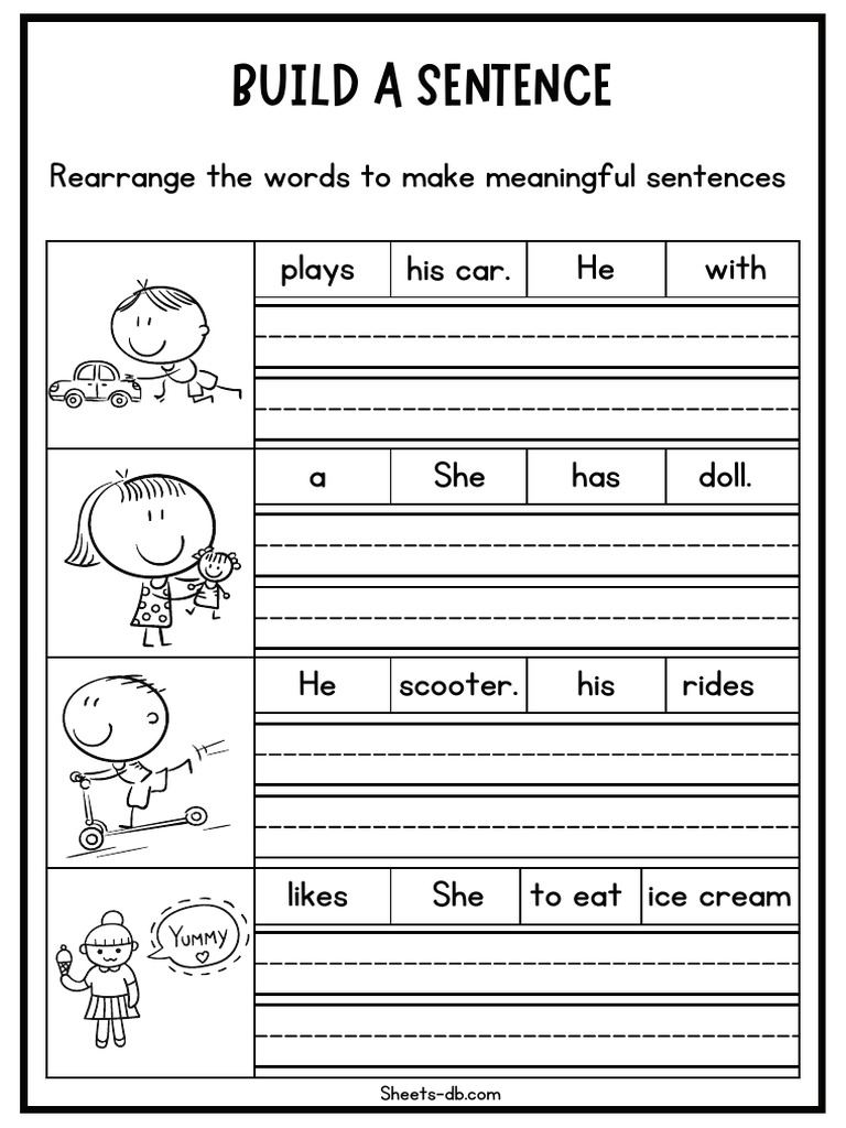 Build a Sentence 2 | PDF