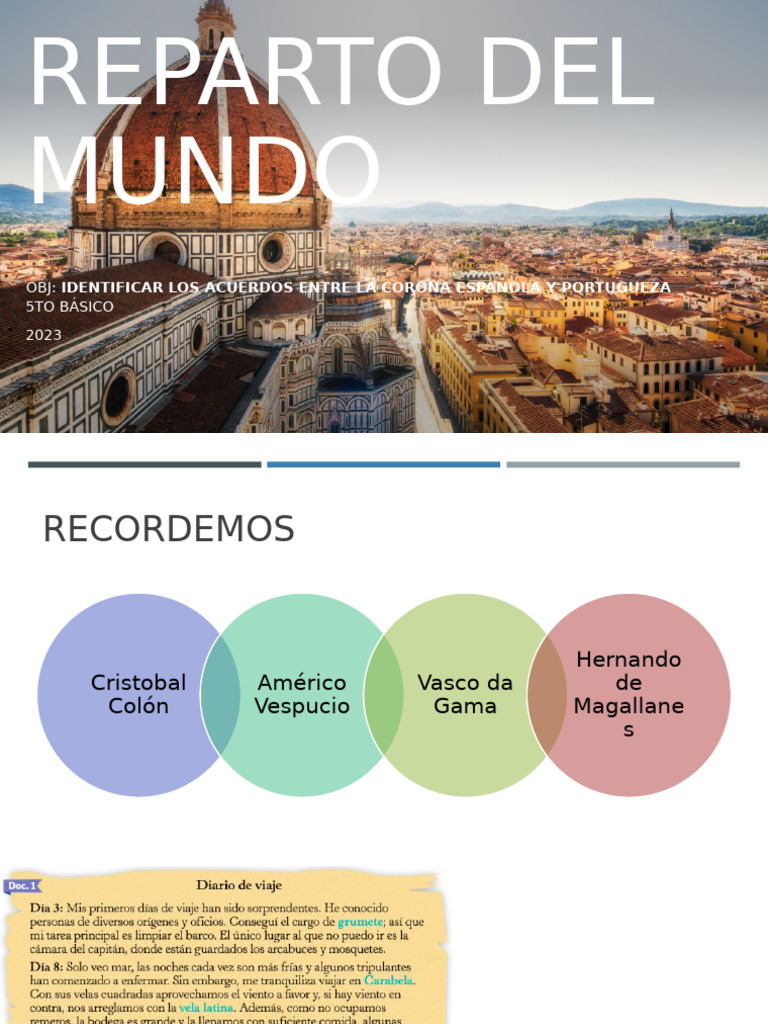 Clase 3 U2 Reparto del Mundo 5to | PDF