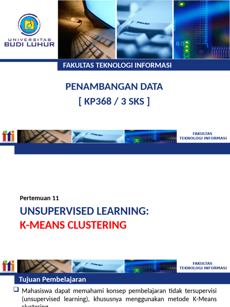 DM - P11 - Unsupervised Learning (K-Means Clustering) | PDF
