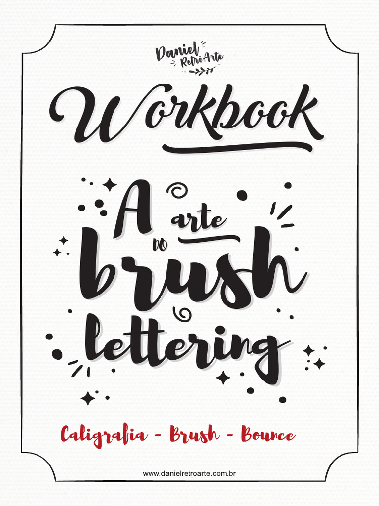 Apostila A Arte Do Brush Lettering | PDF | Caligrafia | Caneta