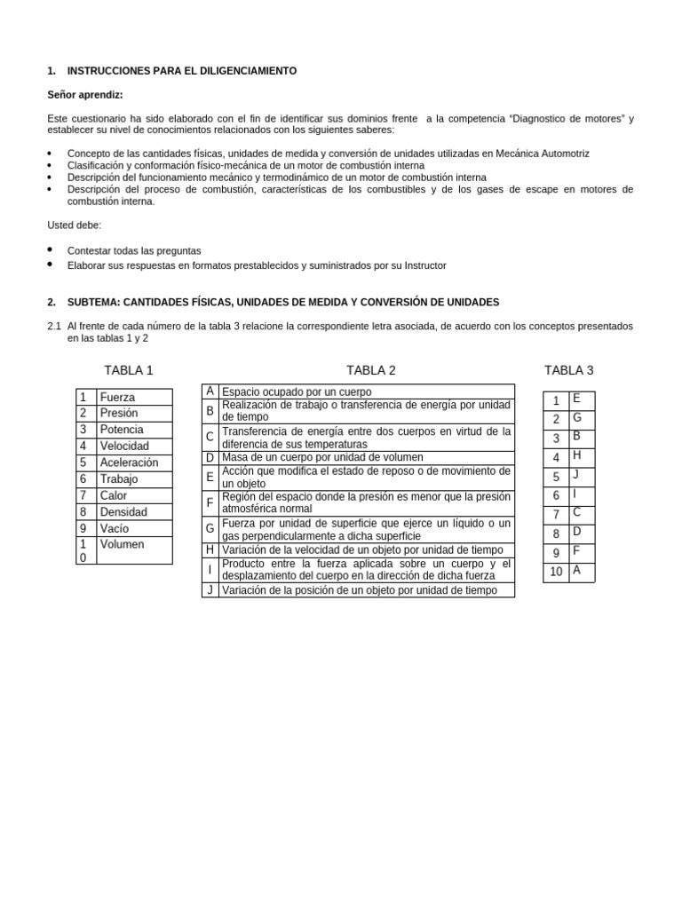 Tabla 3 Tabla 2 Tabla 1: 1. Instrucciones para El Diligenciamiento Señor Aprendiz | PDF ...