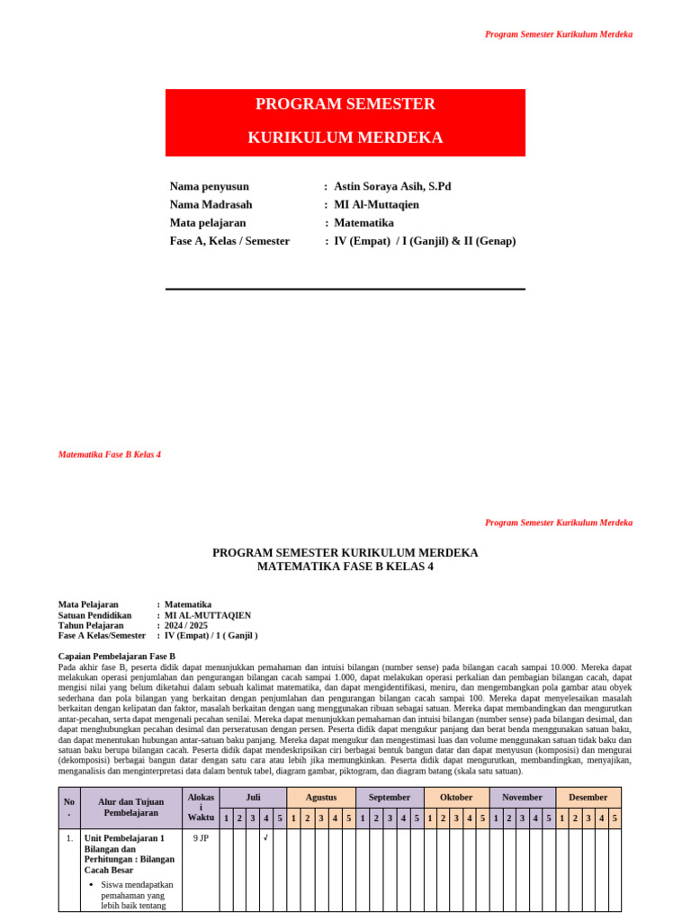 8. PROMES KURIKULUM MERDEKA | PDF