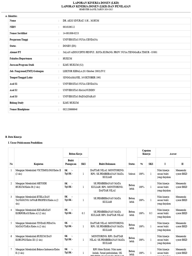LKD - 0016106112 TA 2024 - 2025 Ganjil | PDF