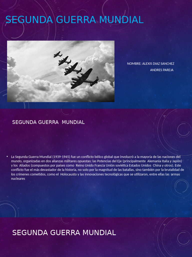 Resumen de la Segunda Guerra Mundial | PDF