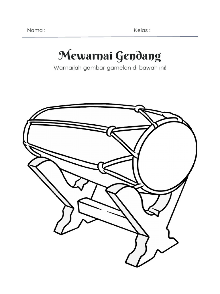 Mewarnai Alat Musik | PDF
