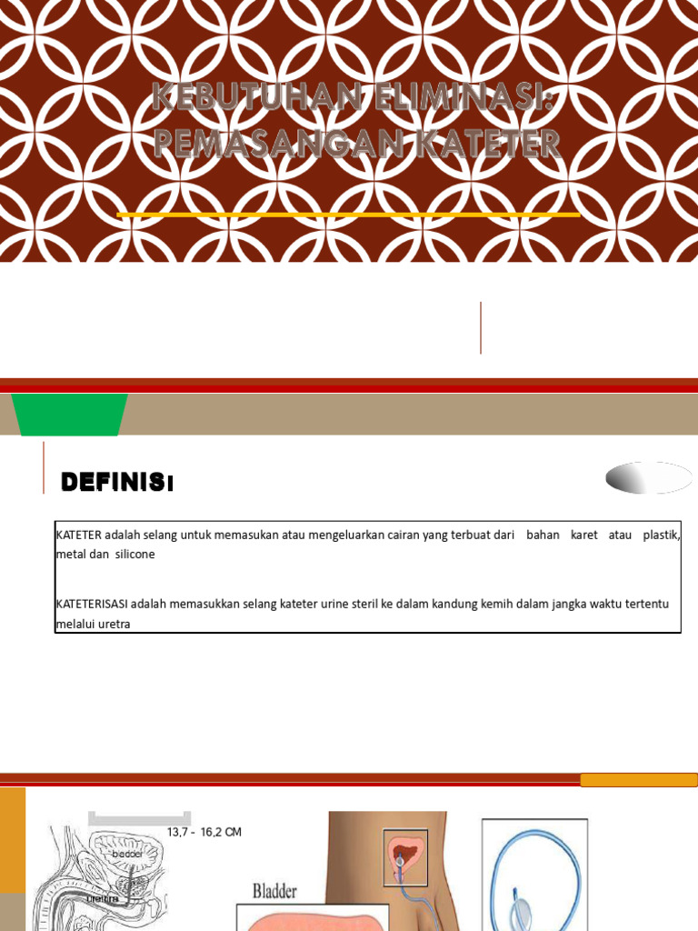 KDM Eliminasi - Pemasangan Kateter | PDF