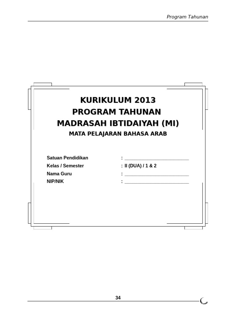 Program Tahunan | PDF