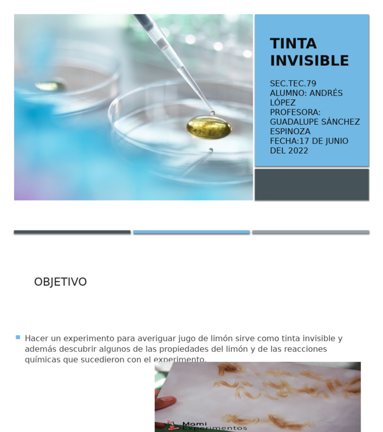 Tinta Invisible | PDF