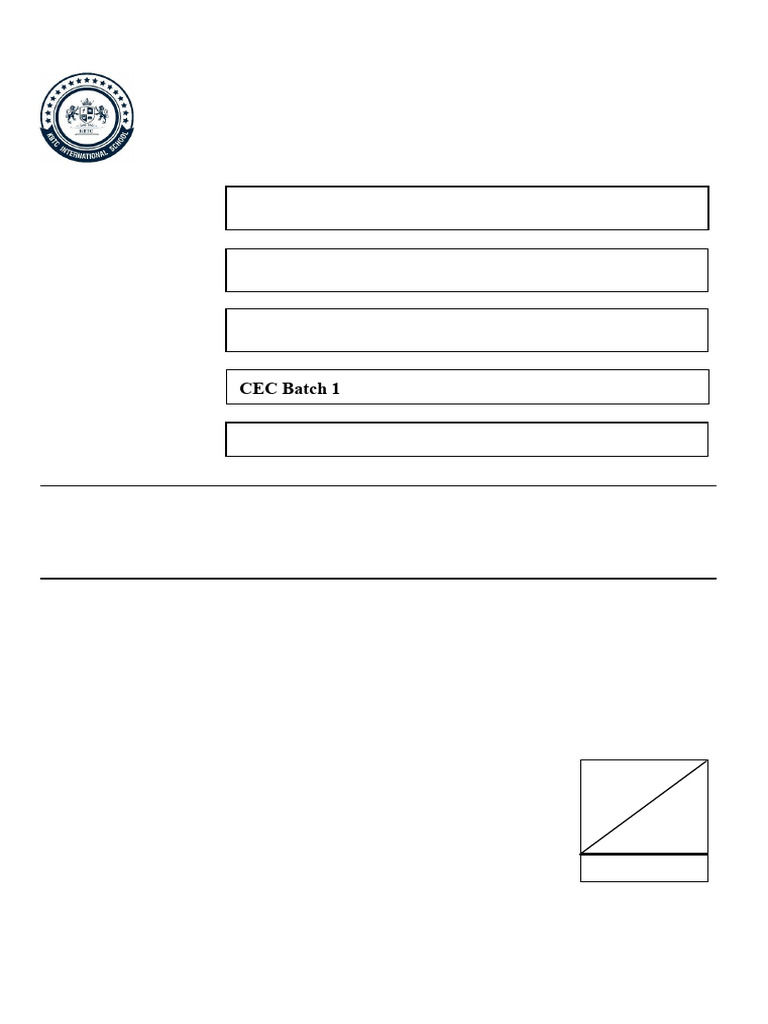 S2 (Year End) (Q) (Chemistry) (CEC) | PDF | Chemical Reactions | Oxide