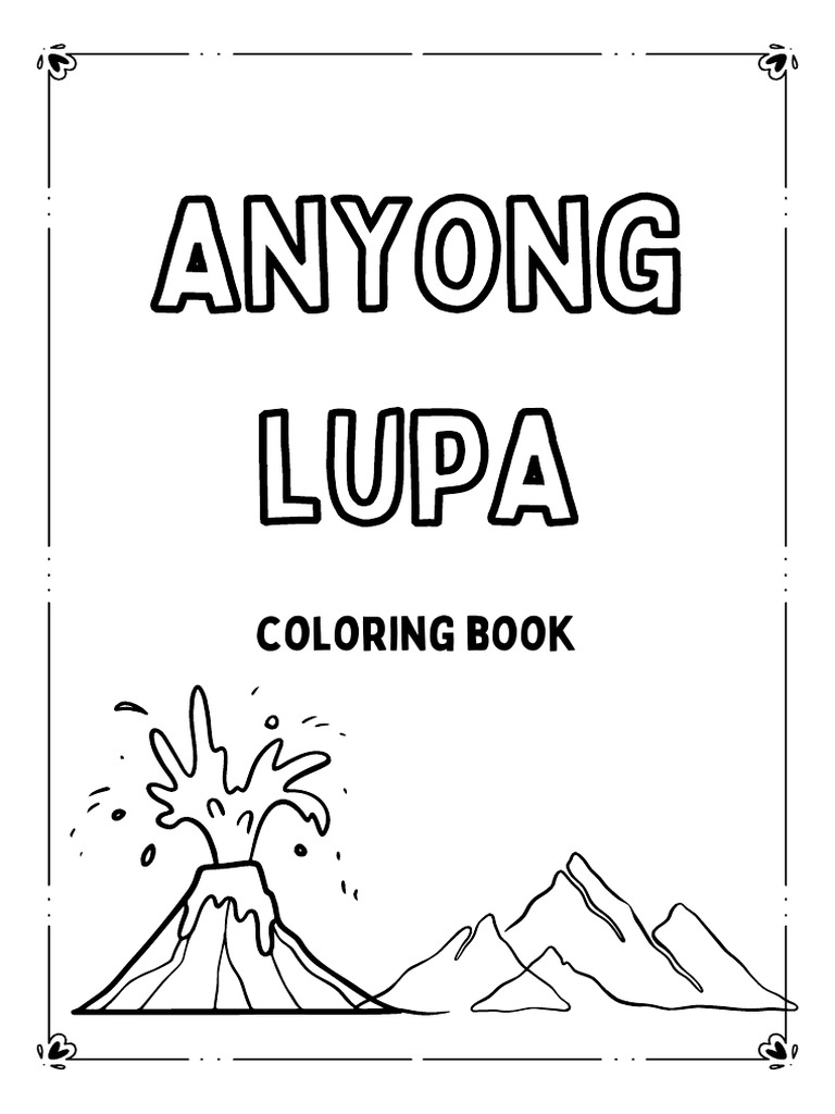 Anyong Lupa Coloring Book | PDF