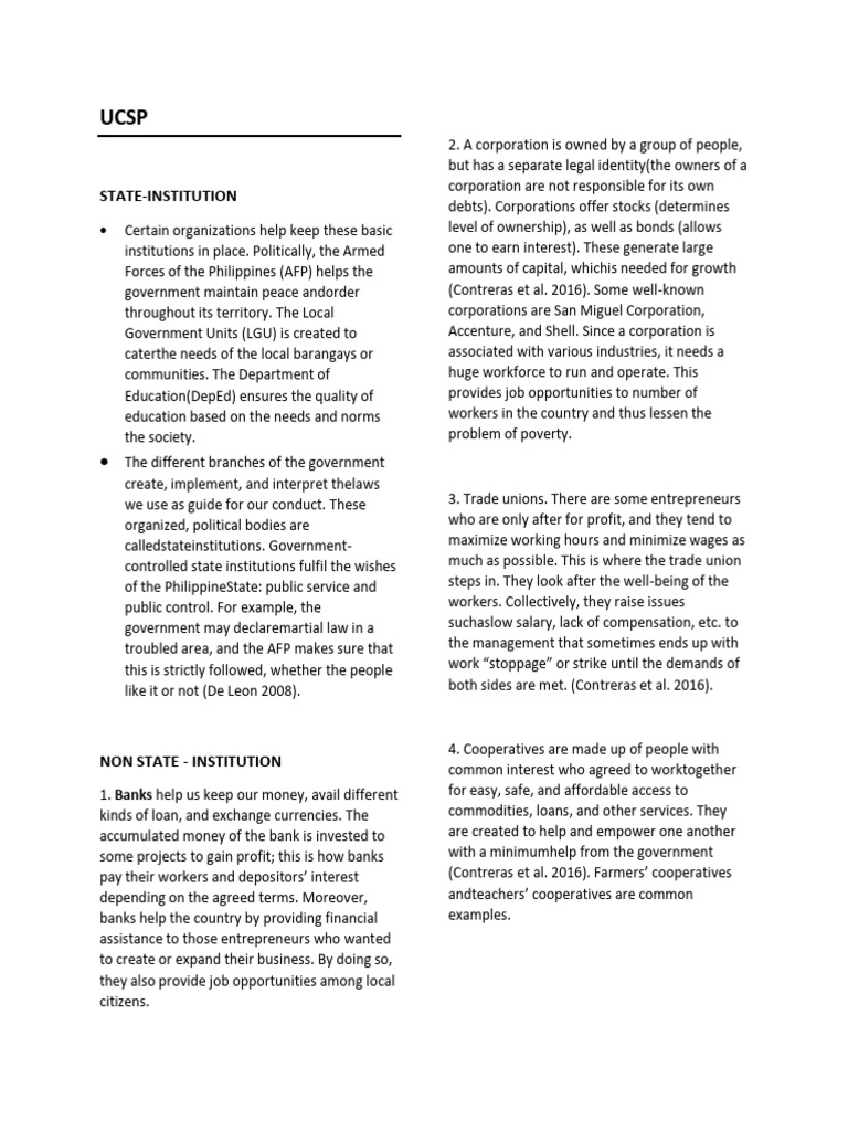 UCSP - 2ND QUARTER REVIEWER | PDF | Prices | Goods