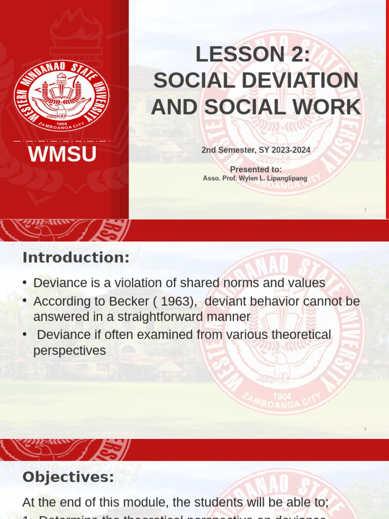 Understanding Social Deviation Theories | PDF | Deviance (Sociology ...